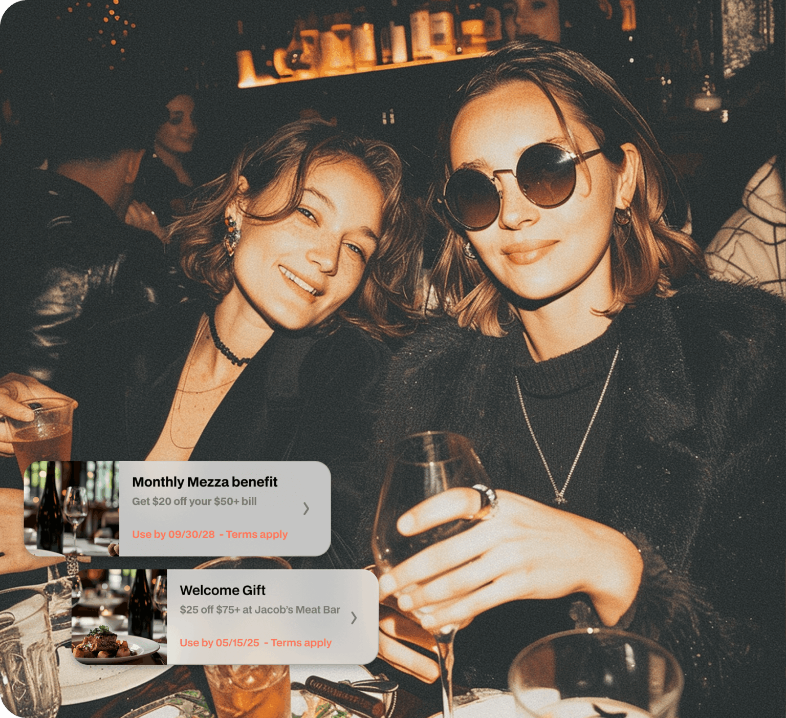 Mezza | Earn 30%+ back at top venues